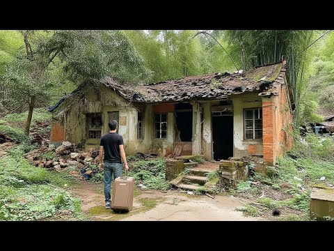 Genç adam, anne babasının evini karısı ve çocukları için hayallerindeki cennete dönüştürdü.