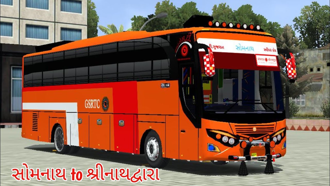 NEW G.S.R.T.C SLEEPER COACH BUS LIVERY FOR BUS SIMULATOR INDONESIA V4.2 ...