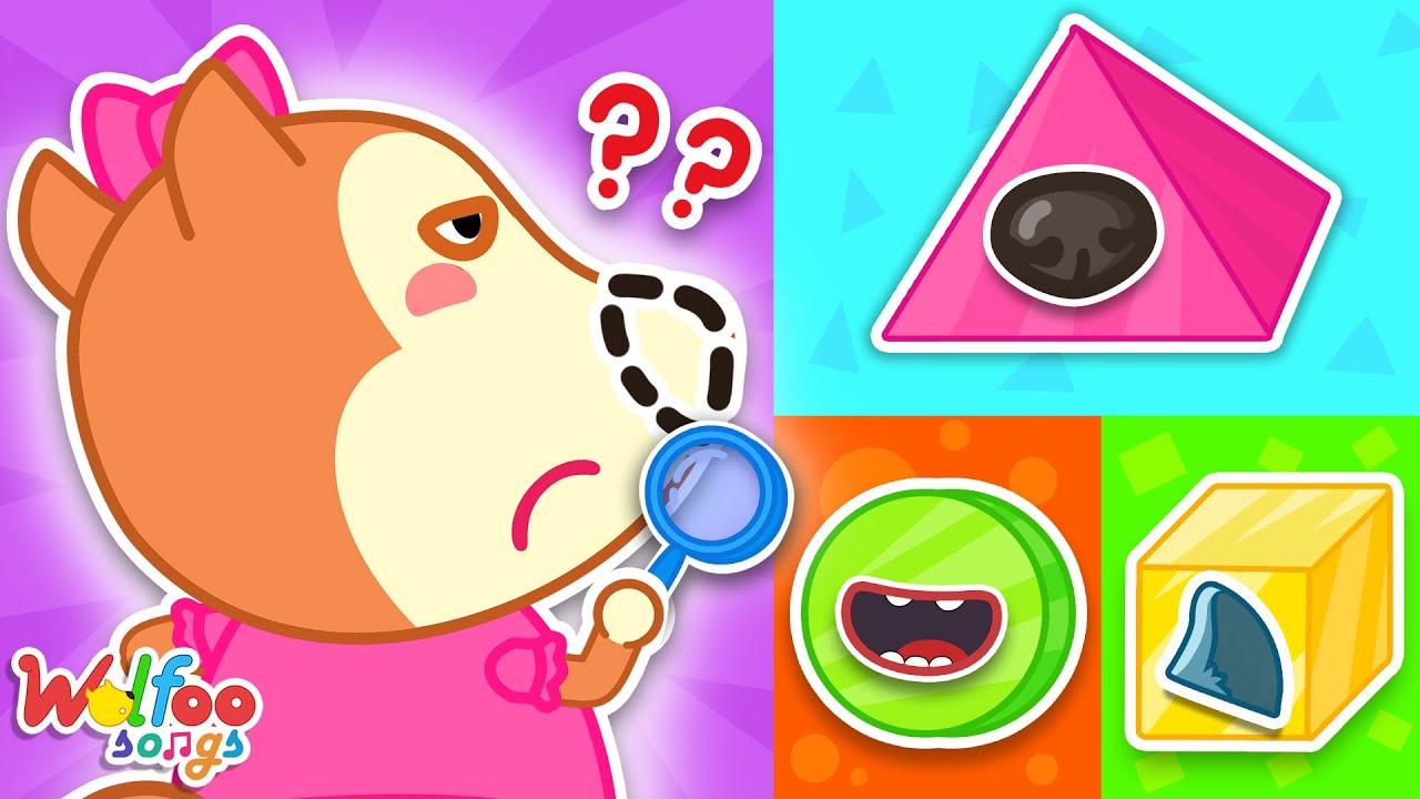 No No! Where Is My Nose? | The Shape Song for Kids | Wolfoo Friends ...