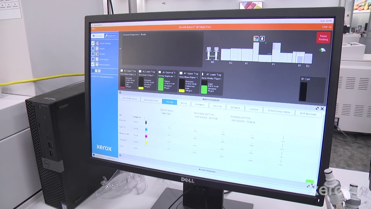 Just a Minute with Xerox® Baltoro™ - System Ink Monitoring - YouTube