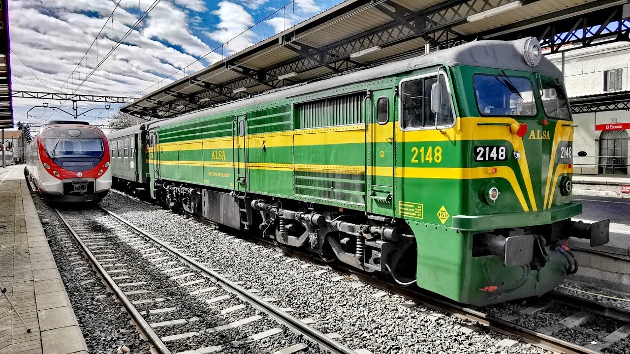 Ferrocarril español : Tren turístico FELIPE II + Locomotora 2148 ALCO ...