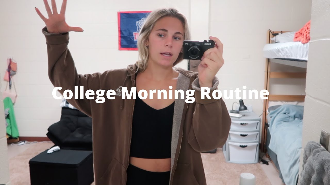 College Morning Routine - YouTube