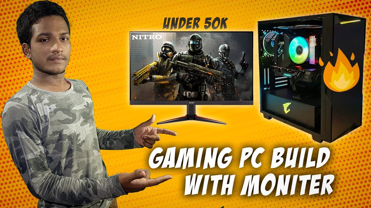 Rs. 50,000 Full Setup Gaming PC Build in 2021 || AMD Budget Gaming PC ...