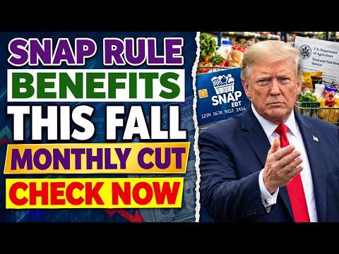 If You Get SNAP Benefits, This New Rule Could Quietly Cut Your Monthly Amount This Fall