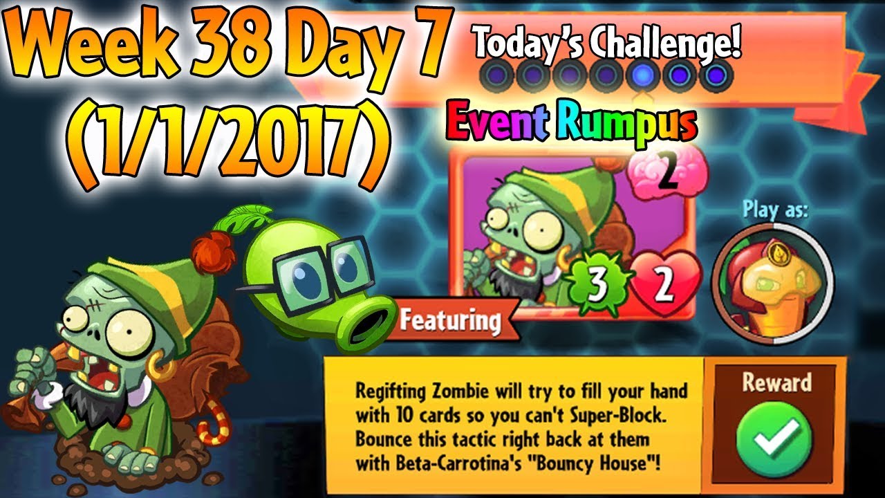 Plants vs. Zombies: Heroes - Daily Challenge: Event Rumpus Week 38 Day ...