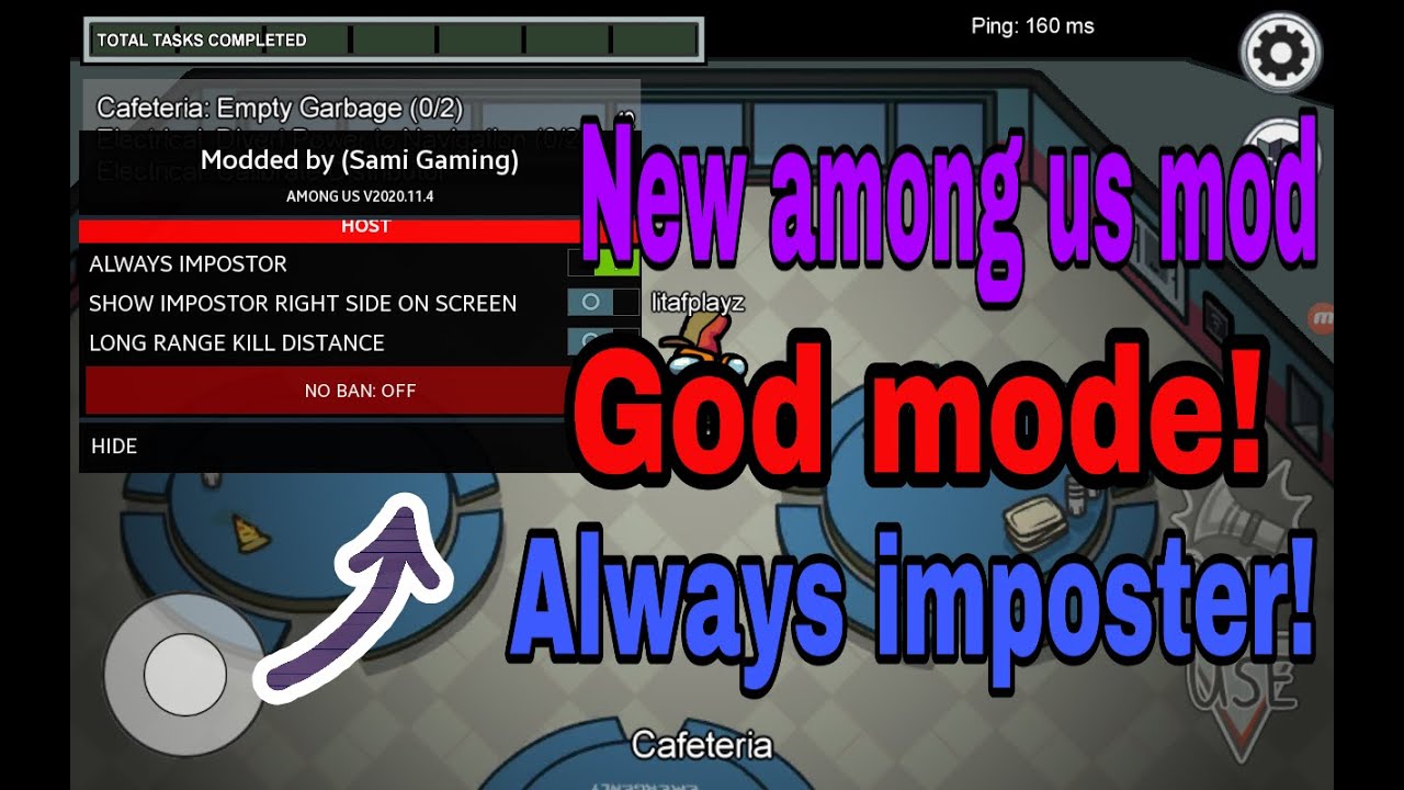 NEW AMONG US MOD 2020 IMPOSTER FAKE CREWMATE VENT WALK THROUGH WALLS ...