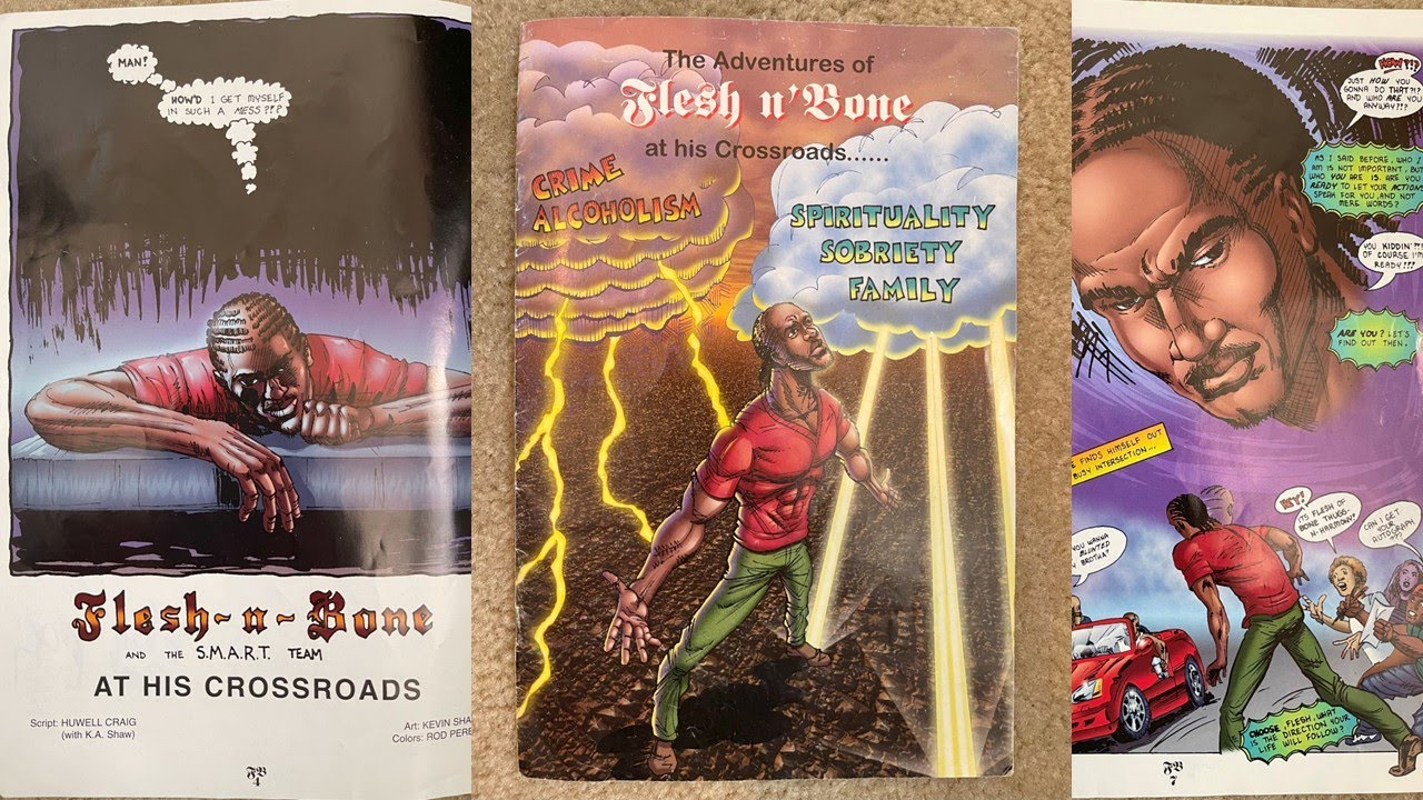 The Adventures of Flesh N Bone At His Crossroads RARE Comic Book - YouTube