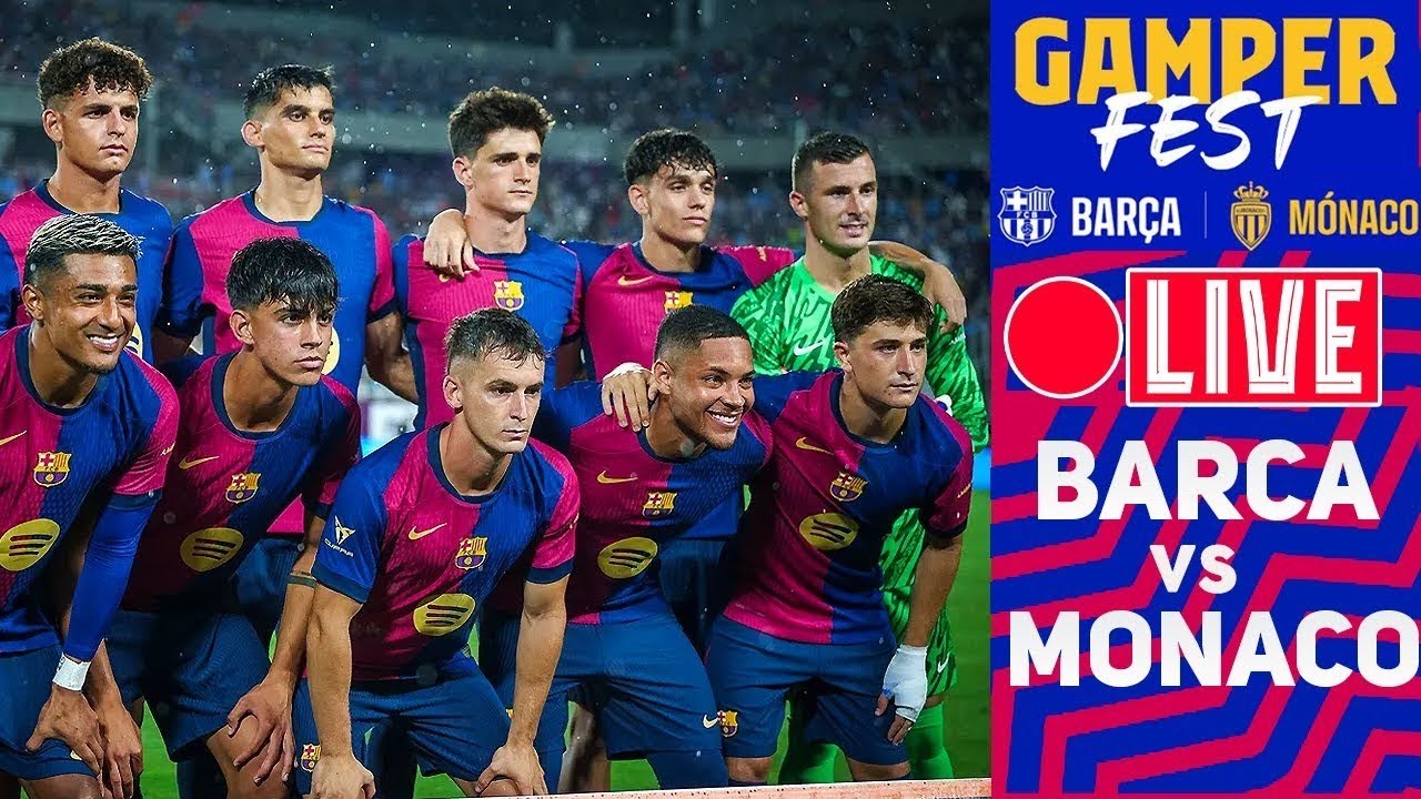 FC Barcelona 0-3 Monaco Highlights | Joan Gamper Trophy 2024 # ...