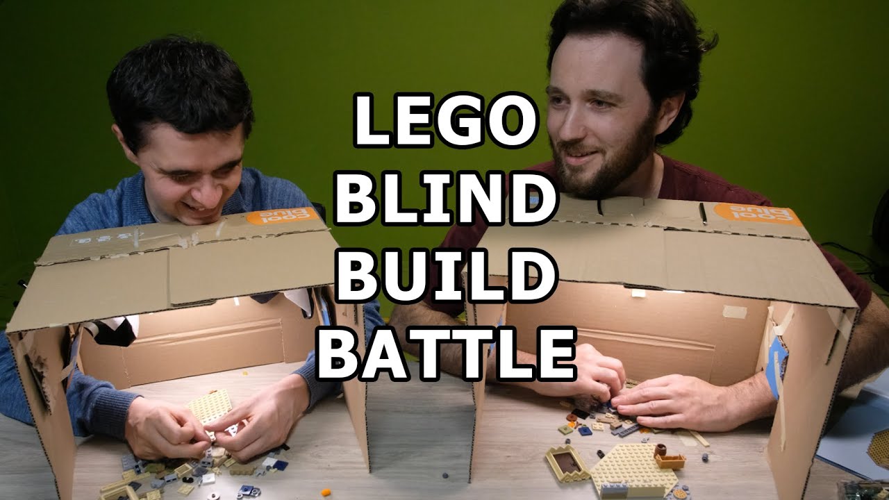I teamed up to do a blind Lego build battle! (collab) - YouTube