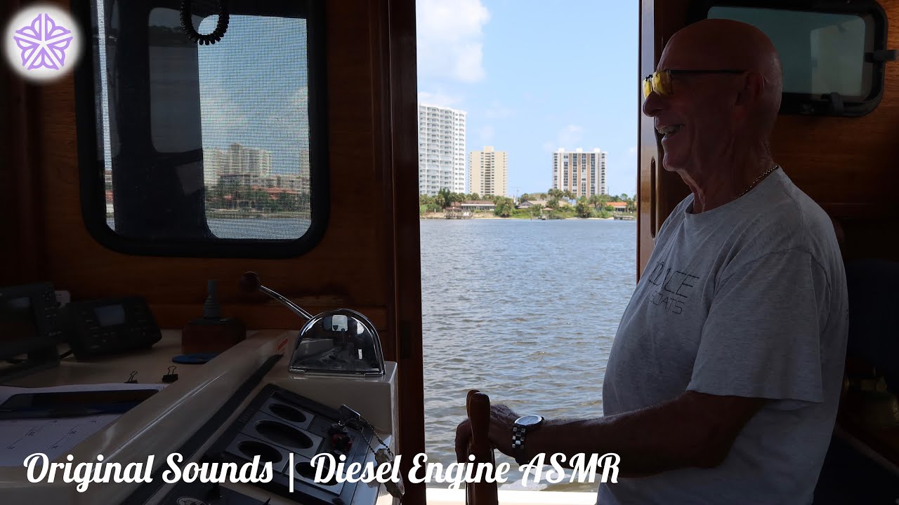 Nordic Tug Cruising the Halifax River | Diesel Engine ASMR w/ Original ...