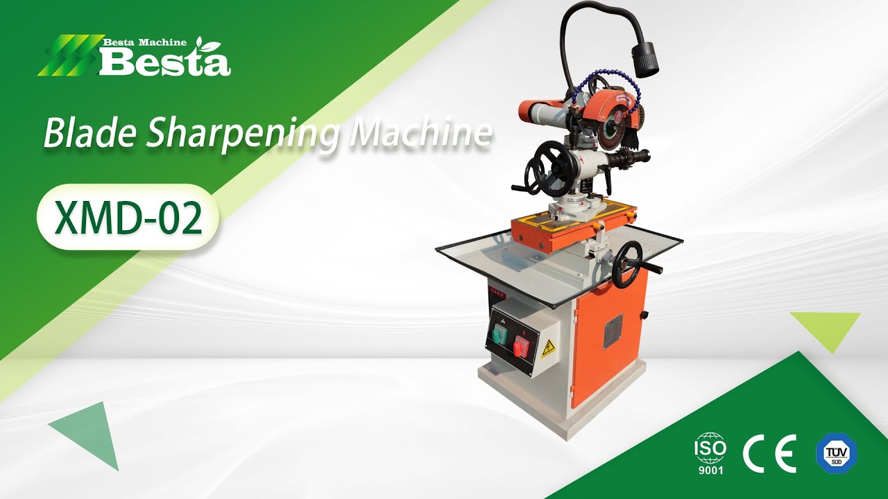 Blade Sharpening Machine for bamboo and wood working line - YouTube