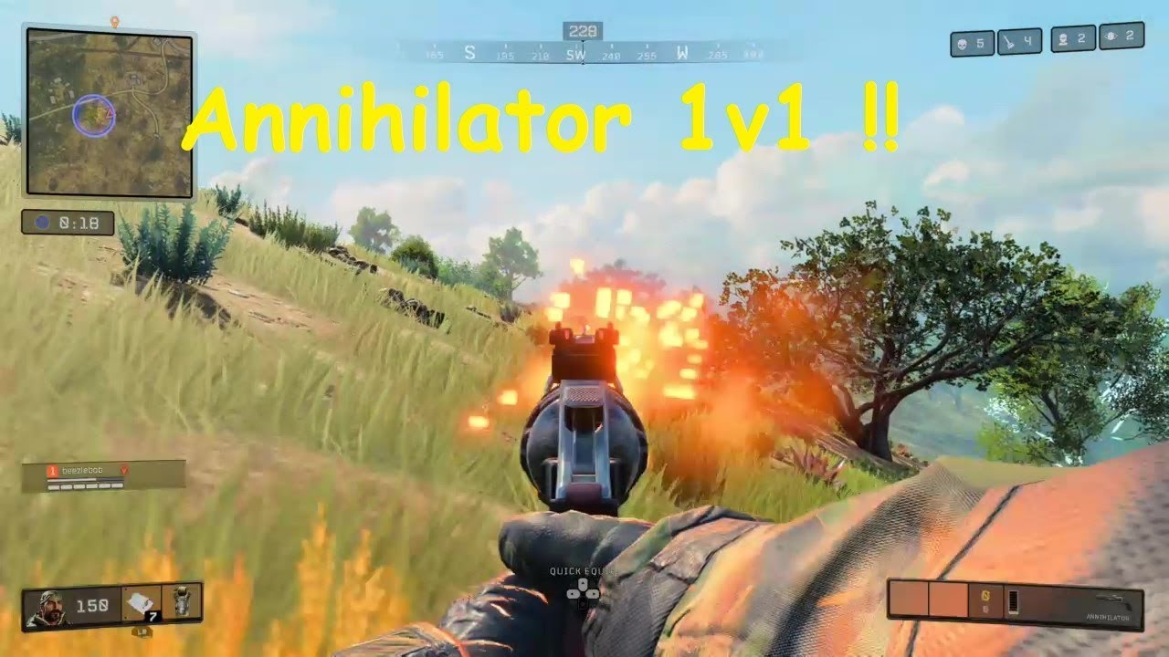Annihilator 1v1 !!! FOR THE WIN! BO4 BLACKOUT gameplay - YouTube