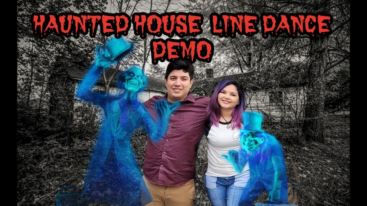 Haunted House Line Dance By Laura Gordon and Jonathan Tsu - YouTube