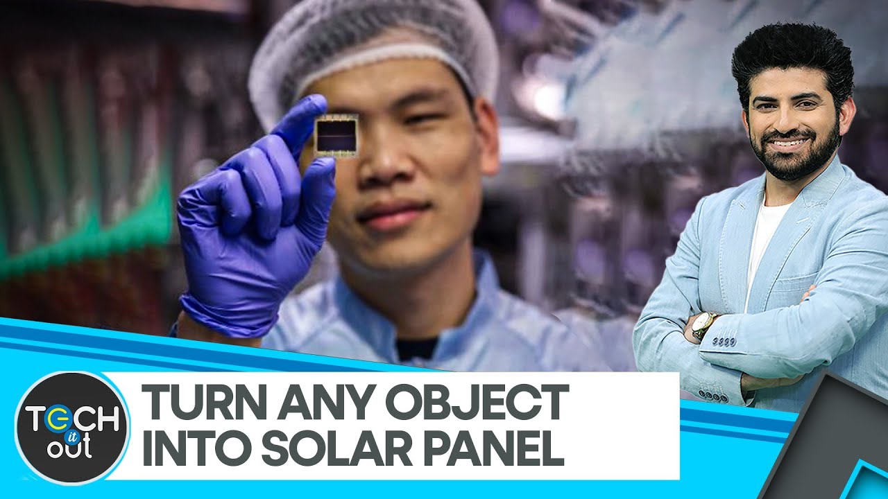 Paper-thin solar cell for any surface | Tech It Out - YouTube