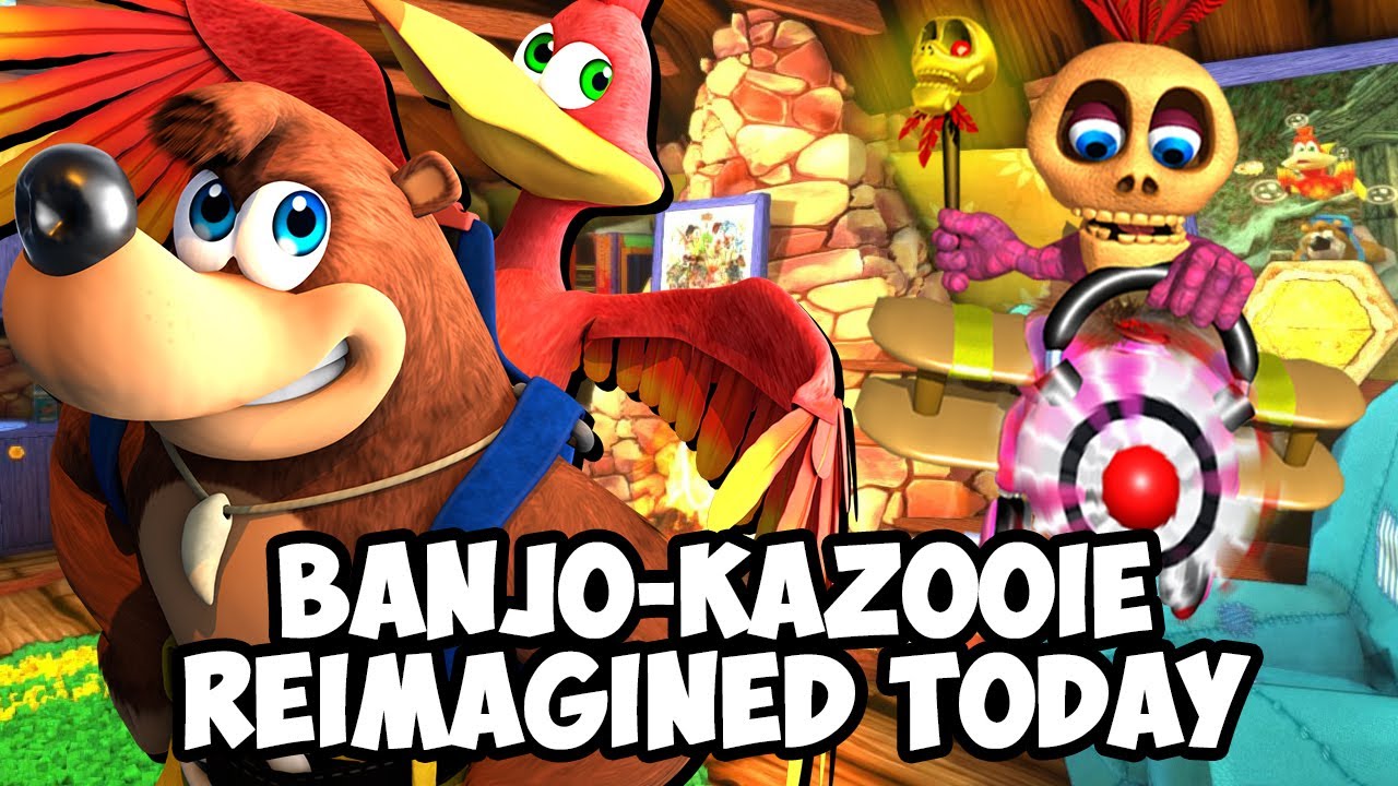 Picture The Mario Odyssey Team Reimagining Banjo-Kazooie - YouTube