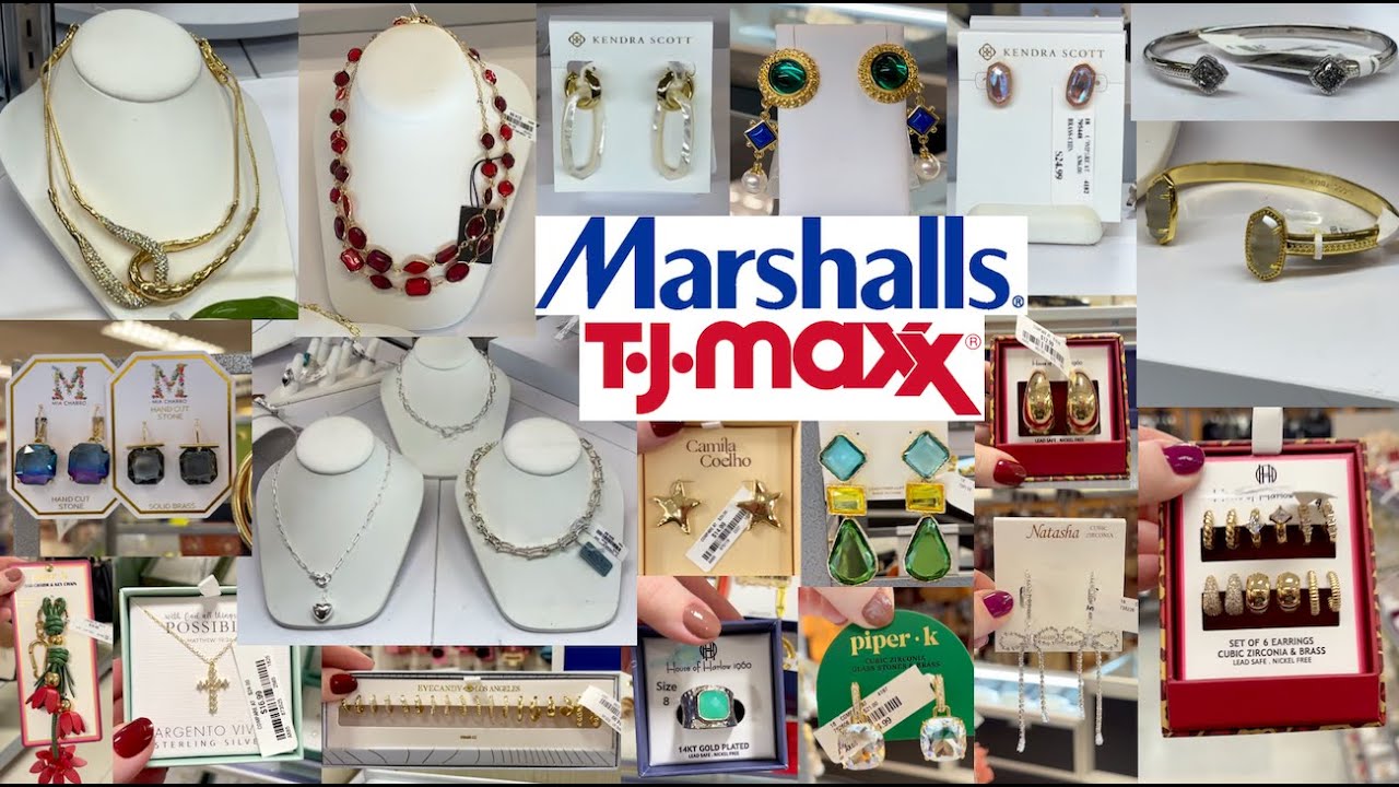 TJ MAXX & MARSHALLS #tjmaxx #marshalls #shopping #jewelry - YouTube