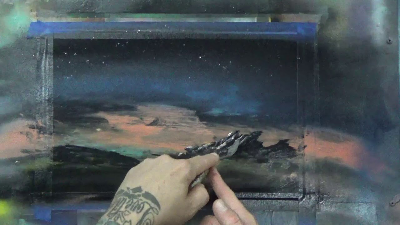 INTO THE VOID - Spray Paint ART w Markus Fussell - YouTube
