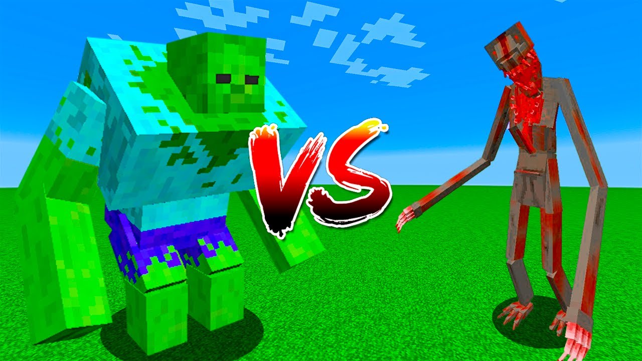 Mutant Zombie VS Creation Battle Minecraft - YouTube