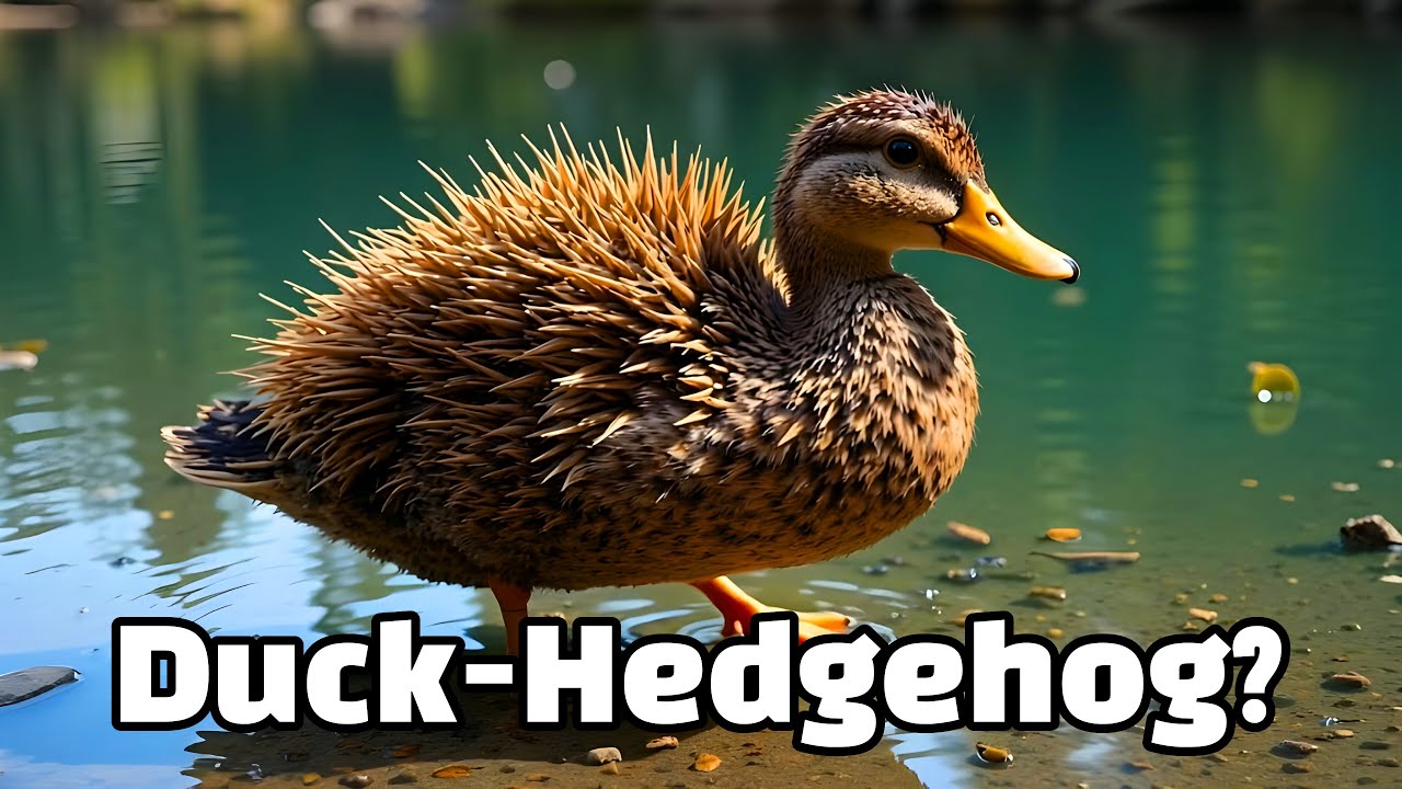 Meet the DUCK-HEDGEHOG – AI’s Most Unique and Cute Creation! - YouTube