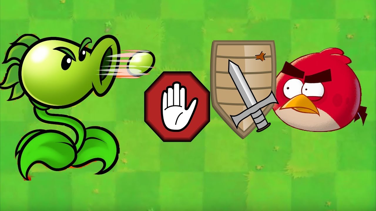 Angry Birds vs Pea - ONE PEA SHOOT DOWN ALL ANGRY BIRDS ALL LEVELS ...