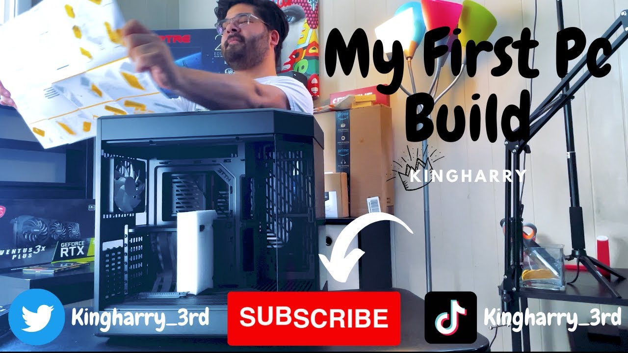 BUILDING MY FIRST GAMING PC! Using the Hyte Y60 Case - Medium Range Build - Dual Pc Set-Up - YouTube