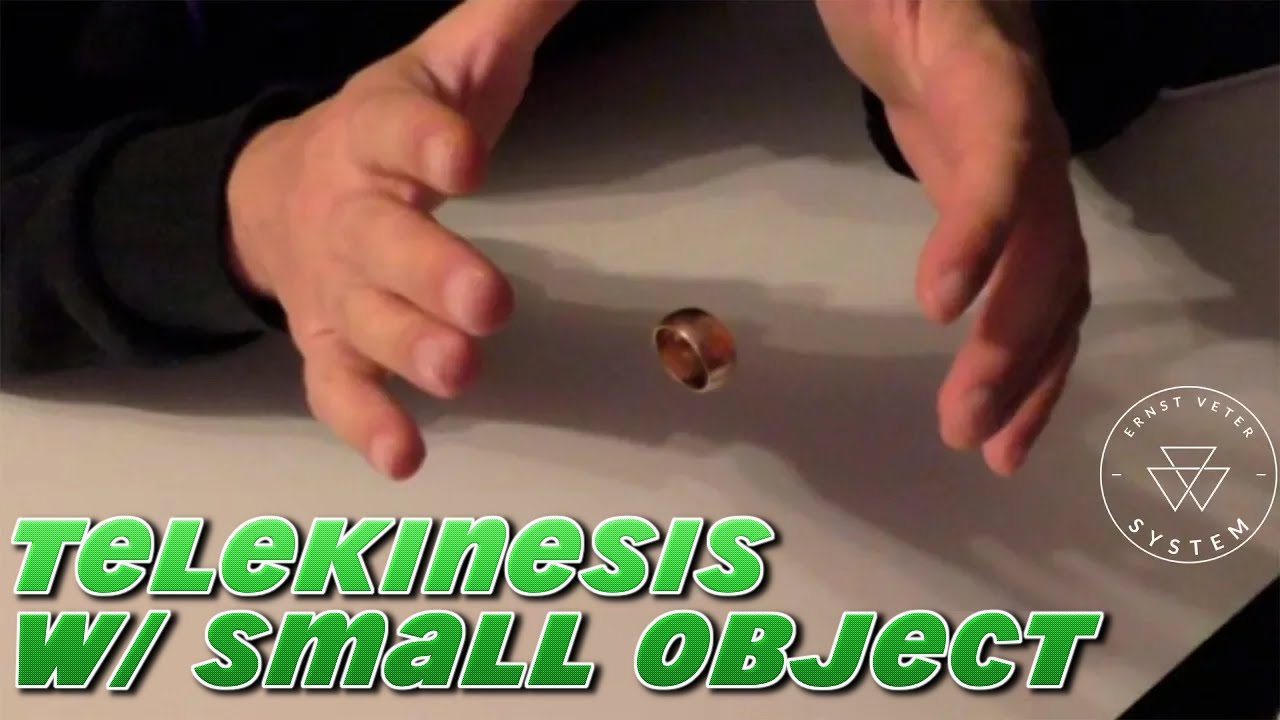 Telekinesis makes a golden ring hover in midair - Ernst Veter - YouTube