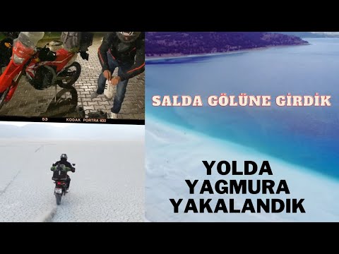 MOTOVLOG #BÖLÜM4 // 150 KM YAĞMURDA MOTOR KULLANDIK / SALDA GÖLÜNE GİTTİK / AFRİCATWİN HIZ DENEMESİ