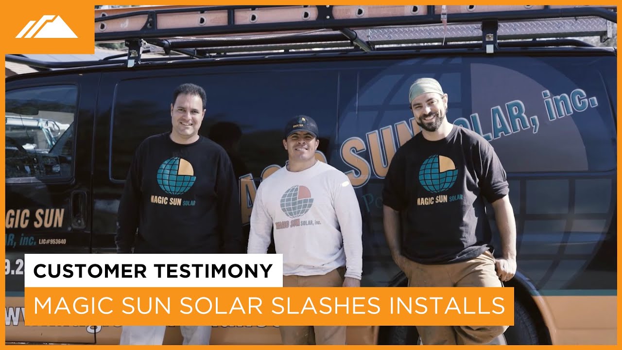 Magic Sun Solar Slashes Installs // Customer Testimony - YouTube