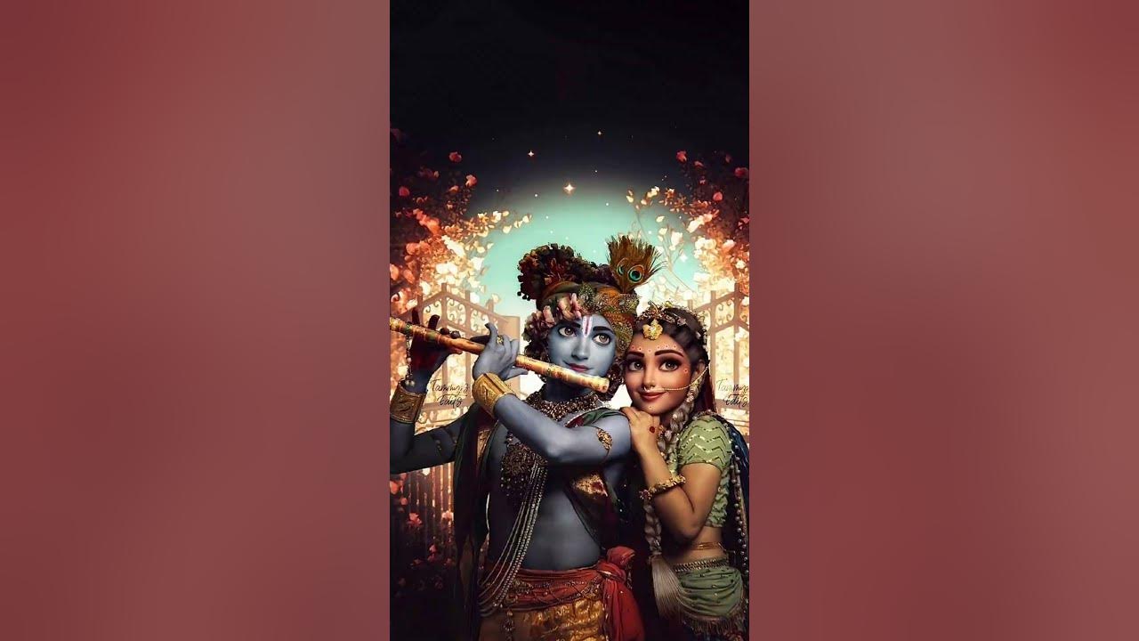 😍draw Lord Krishna And Radha Using Python Turtle Graphics ️ Shorts Youtubeshorts Youtube