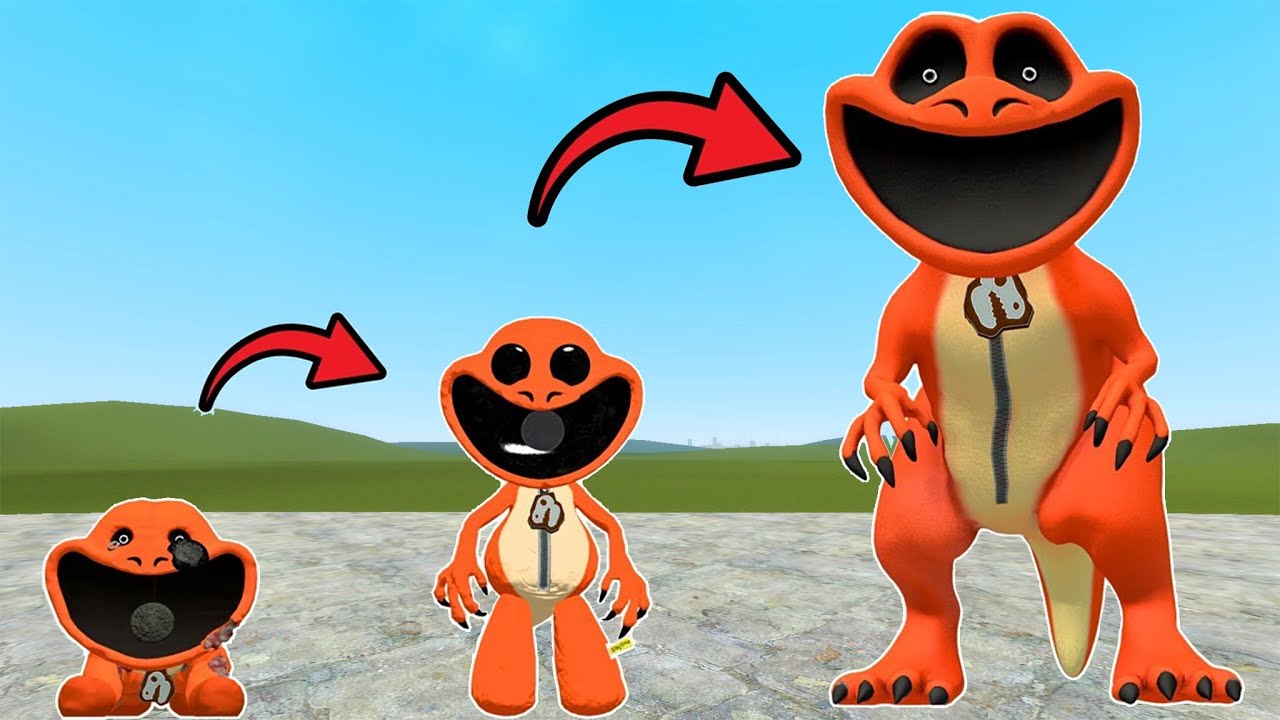New Evolution of Forgotton Smiling Critters Rowdy Rex Poppy Playtime ...