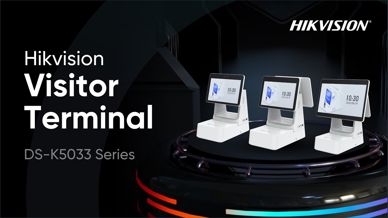 Hikvision Visitor Terminal DS K5033 Series Unboxing & Demo - YouTube