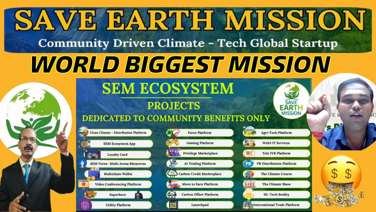 Save Earth Mission 🌎 I Clean Climate Solution | World Biggest Mission ...