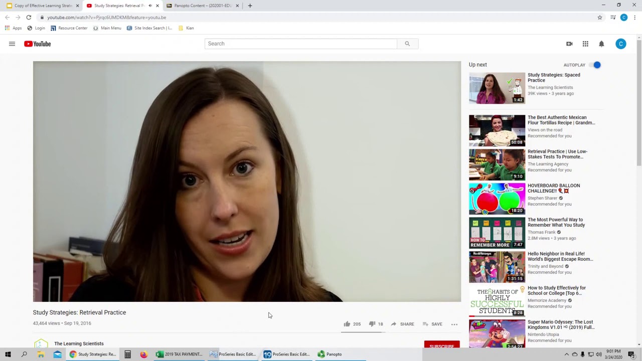 Effective Learning Strategies workshop - YouTube