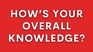 General Knowledge Questions Everyone Should Know! | Tri... | Doovi