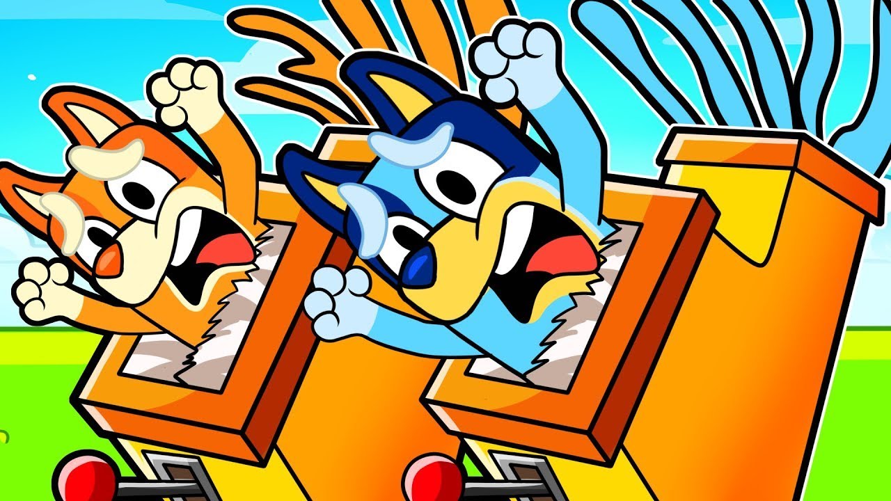 BLUEY AND BINGO vs CRUSHER in ROBLOX! - YouTube