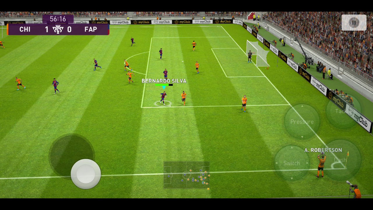 pes mobile 2020 scripted gameplay - YouTube