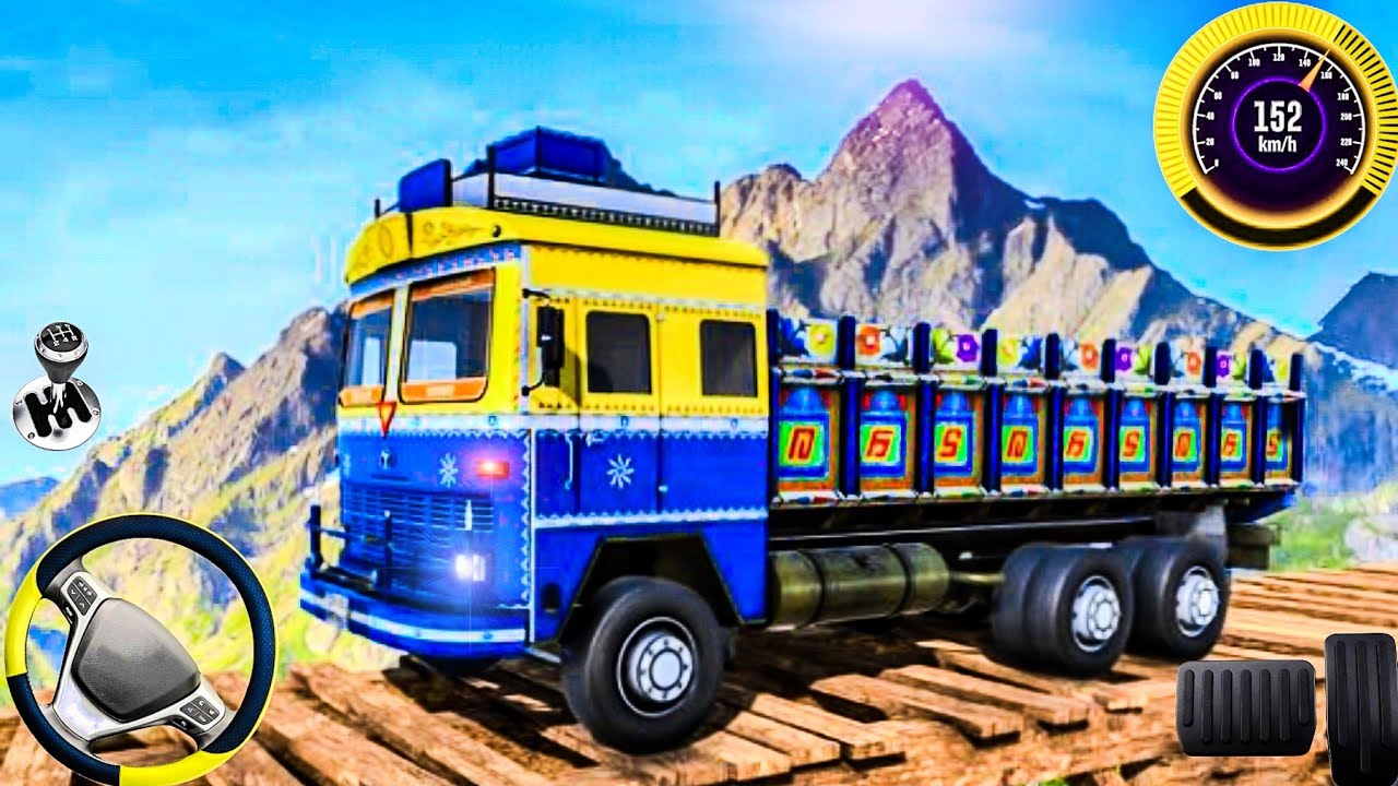 Truck Simulator Lorry Games|| Modified Lorry Going In The Street ...