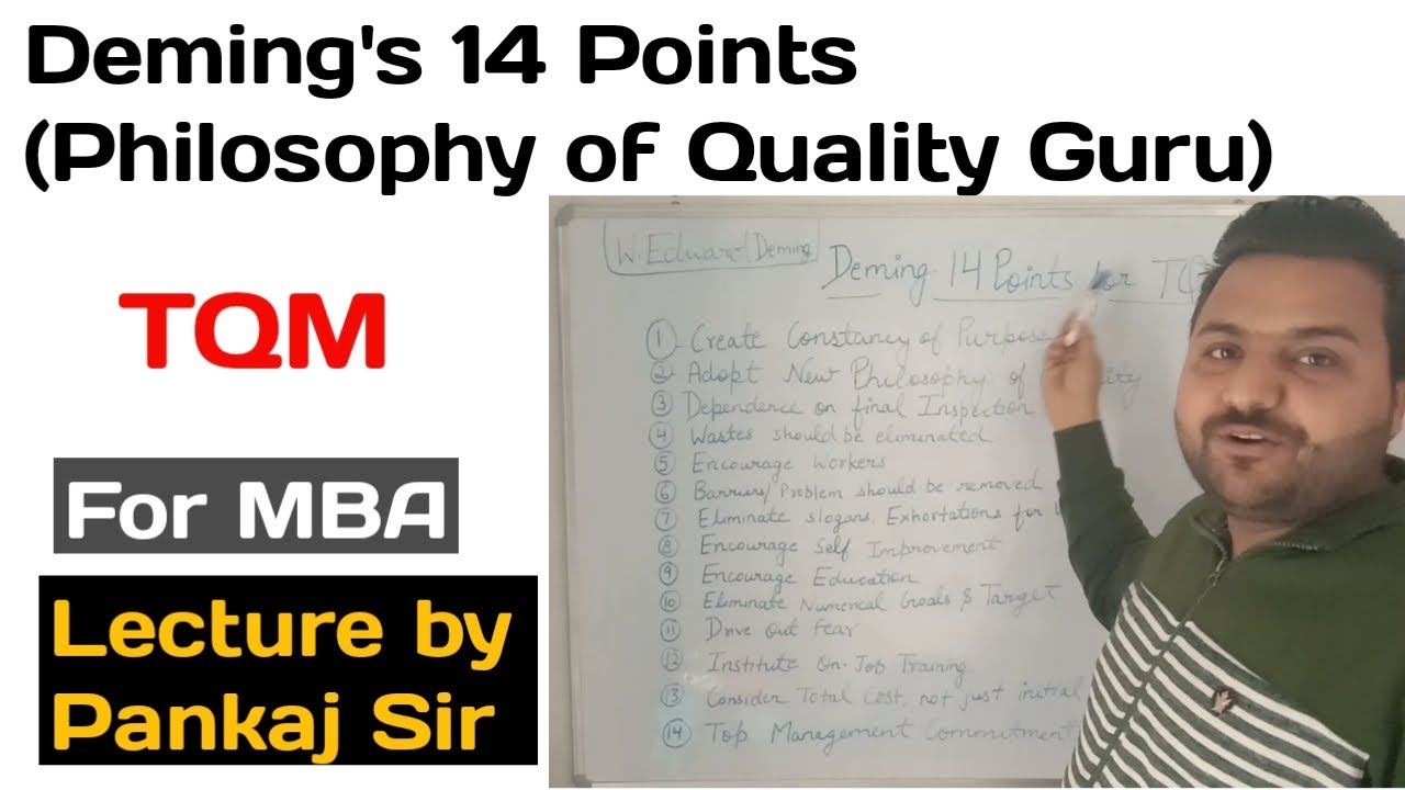 Deming's 14 Points | Philosophy of Quality Guru | Total Quality ...