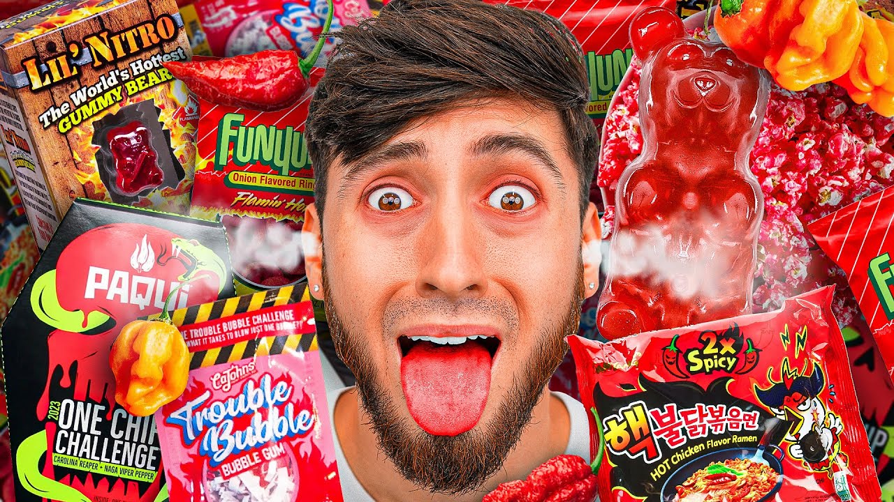 Eating The Most Extreme Spiciest Foods! - YouTube