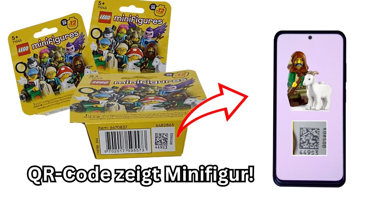 QR Code zeigt euch jede Lego Minifigur der Sammelserie 25😱! - YouTube