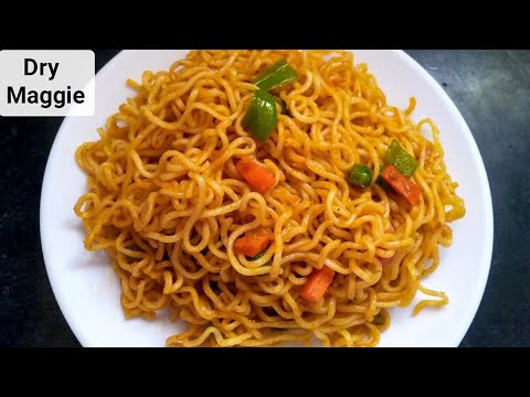 Easy dry Maggi recipe 😋! dry masala Maggi recipe ! how to make masala ...
