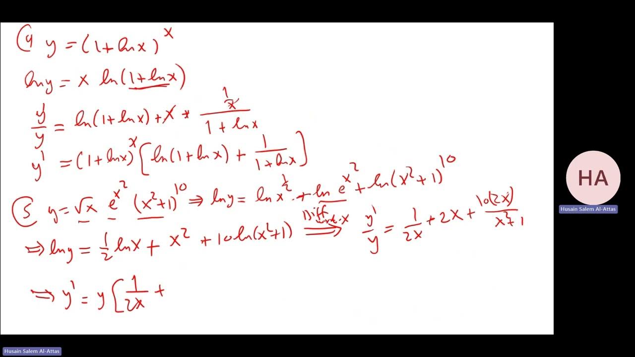 Section 3 5 Implicit Differentiation Part II - YouTube