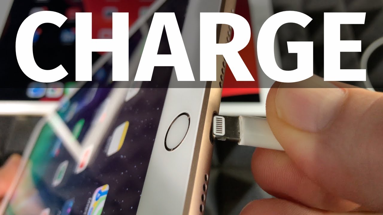 How to Charge and monitor the iPad battery - YouTube