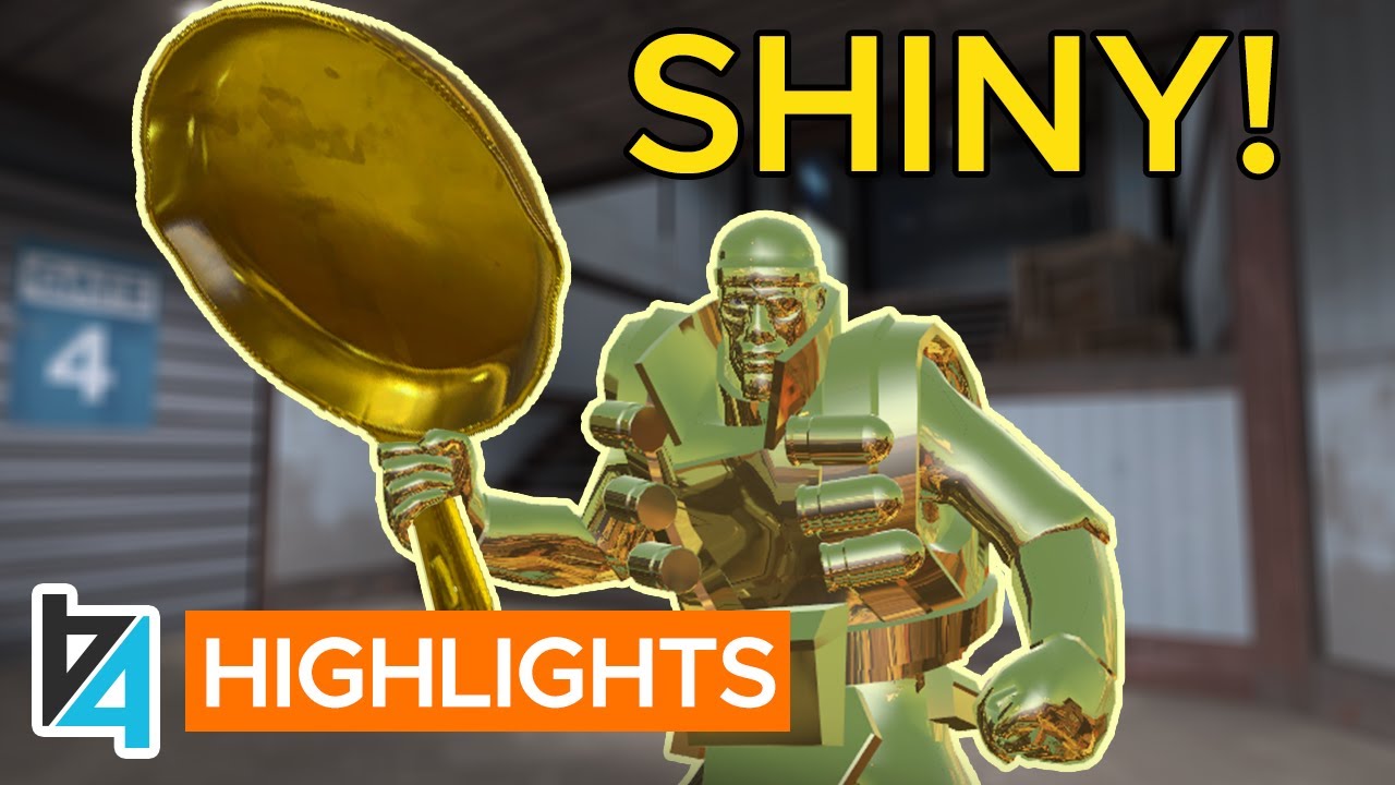 [TF2] SHINY GOLDEN PAN FRAGS in HD! (ft. SQU1RRELLY) - YouTube