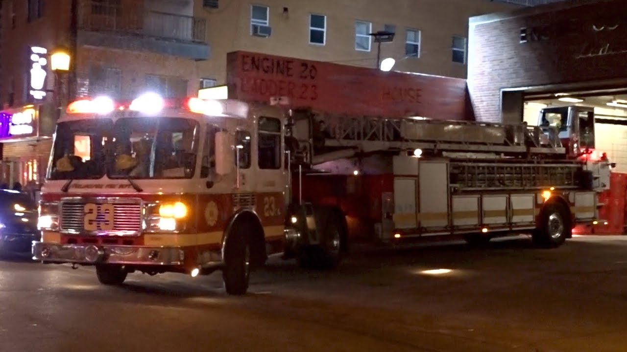 PFD Ladder 23 Responding - YouTube