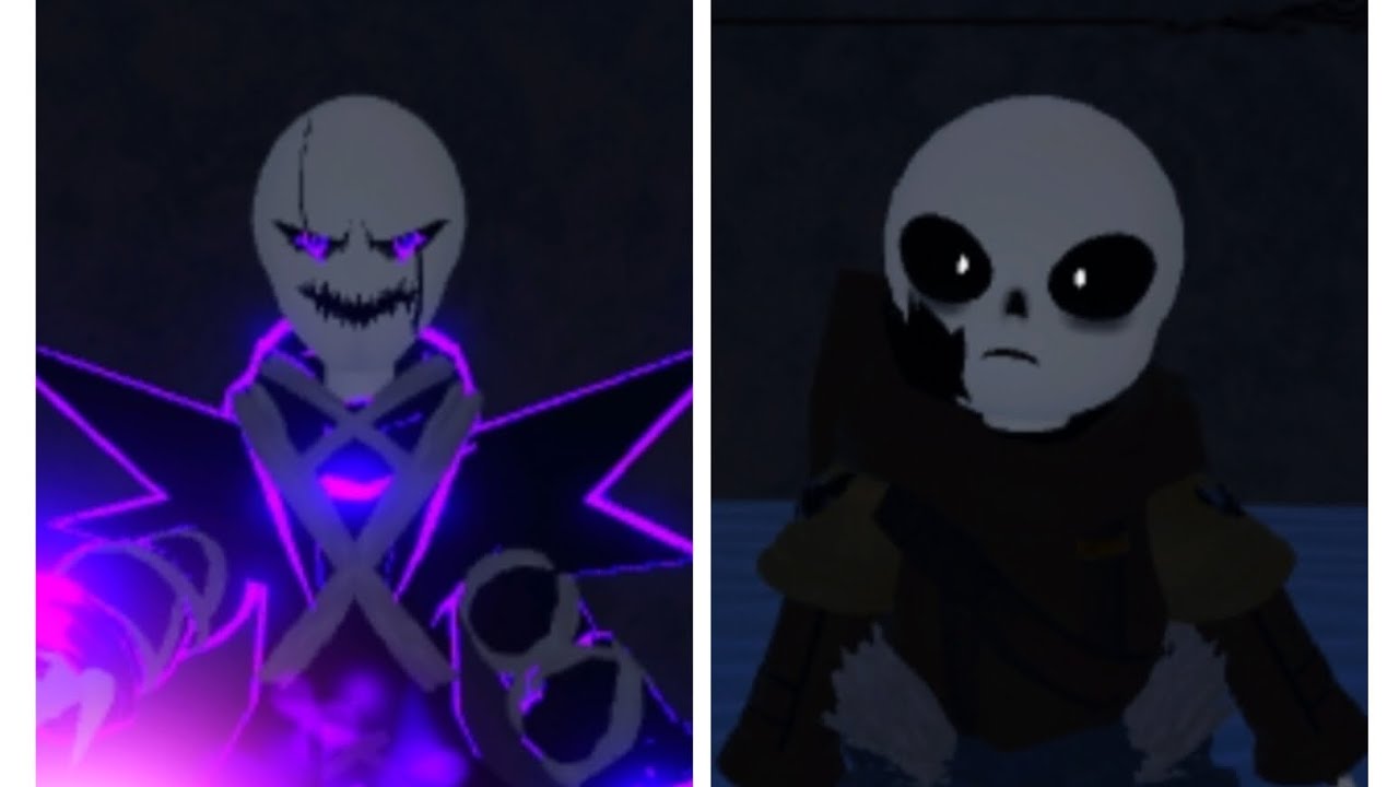 Roblox undertale timeline collapse| Ink sans phase 2 vs X Gaster - YouTube