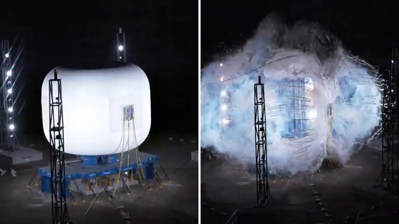 Moon Habitat Explodes - YouTube