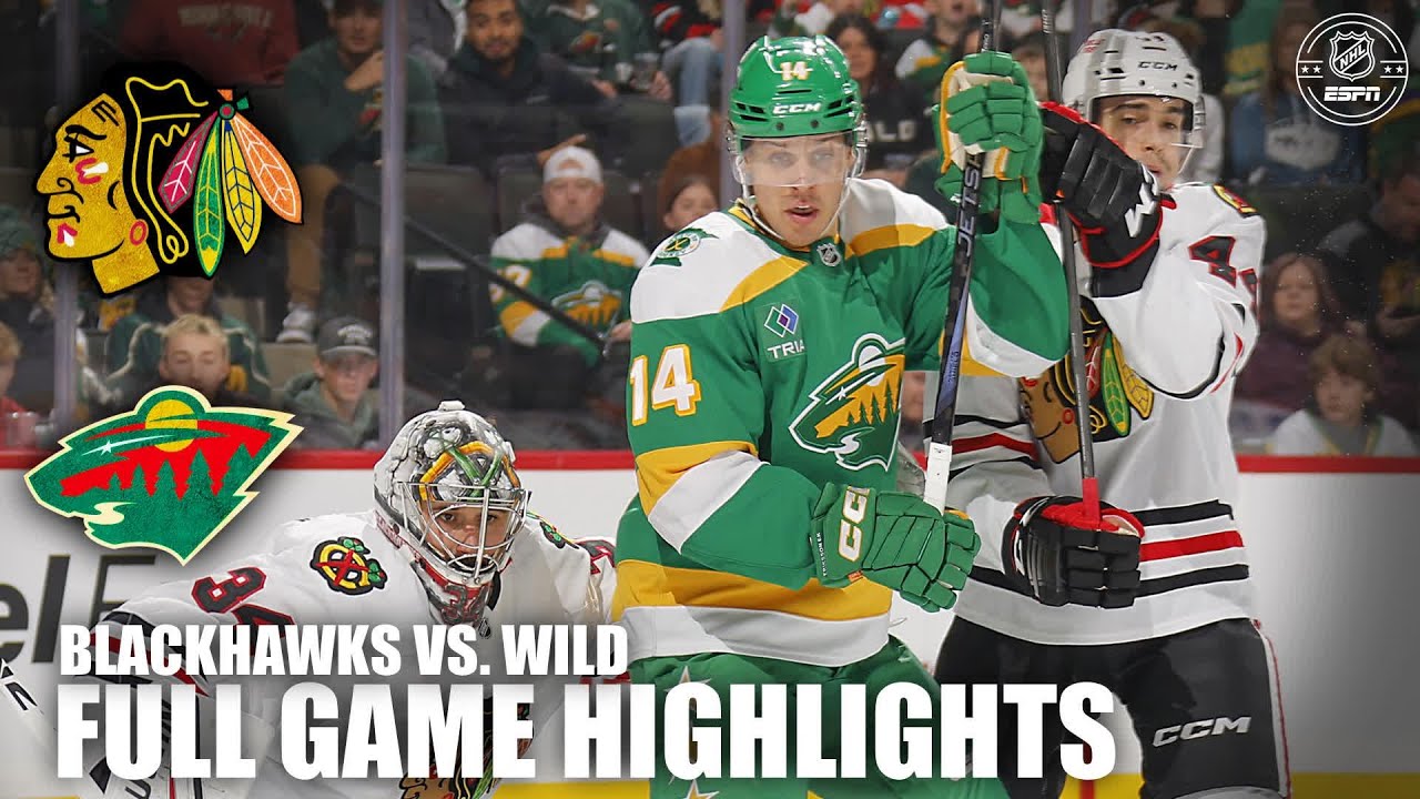 Chicago Blackhawks vs. Minnesota Wild | Full Game Highlights | ESPN NHL ...