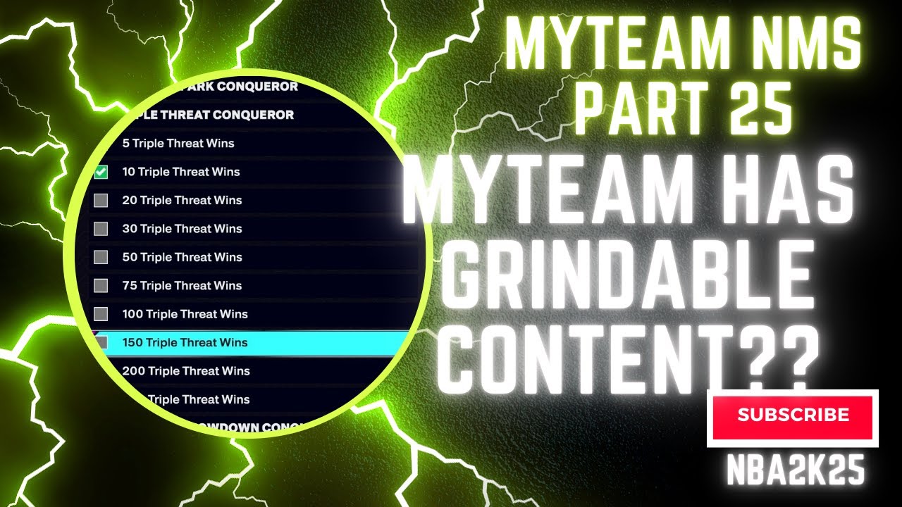 NBA2K25 MYTEAM NMS PT 25: MYTEAM FINALLY HAS GRINDABLE CONTENT?? #NBA # ...