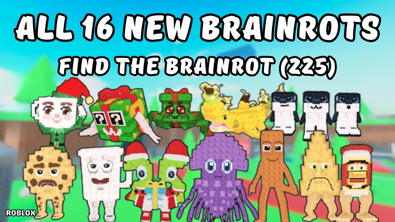 How To Get All 16 New Brainrots in Find the Brainrot (225) | Roblox ...